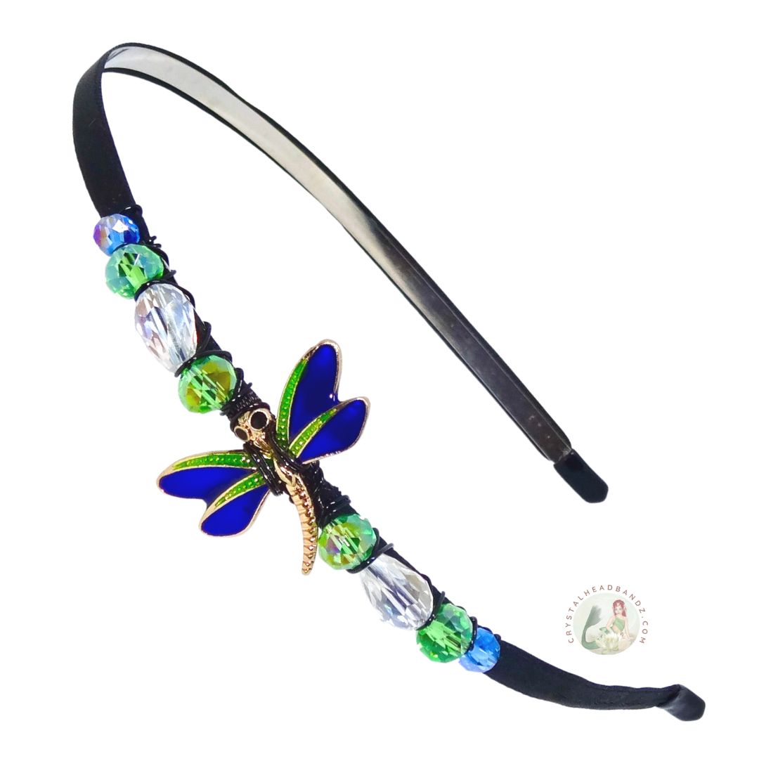 Enameled Dragonfly Headband for Girls – Mermaid Accessories