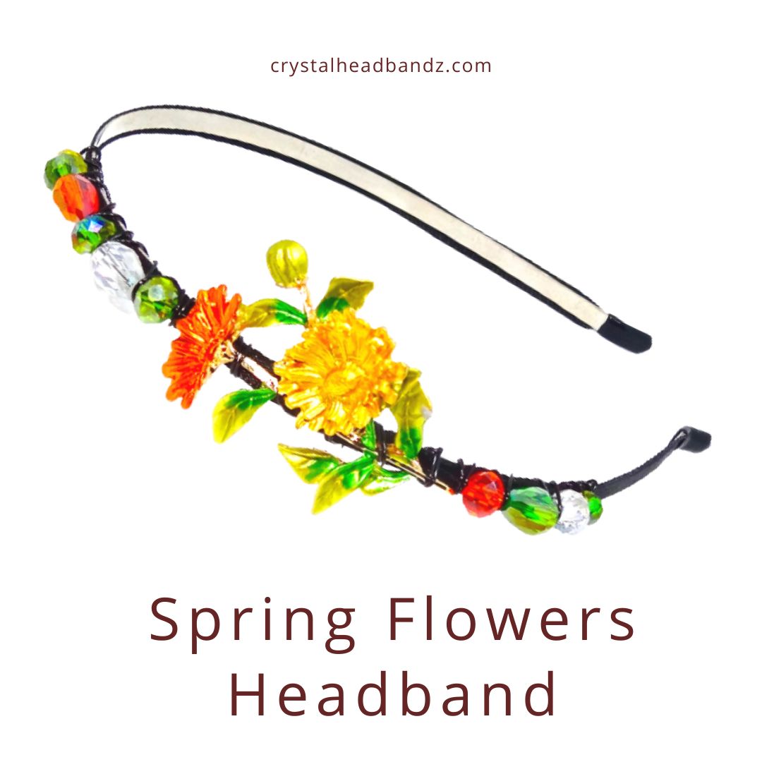Spring Flowers Headband for Women and Girls – Mermaid Accessories